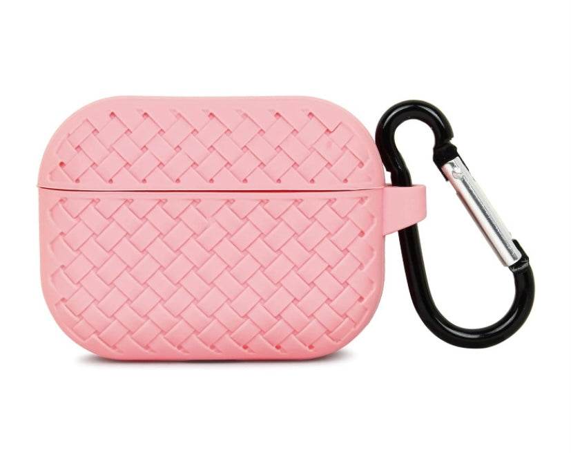 Airpod's 2 Pro Silicone Weaving Cartoon Silicone Case - Rose Gold – Guleel